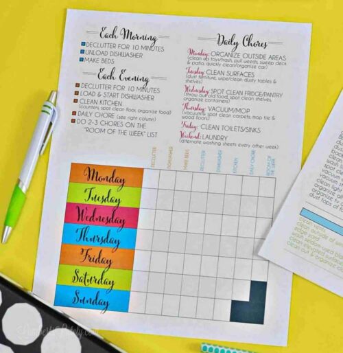 A Printable House Cleaning Checklist That Works | Lamberts Lately