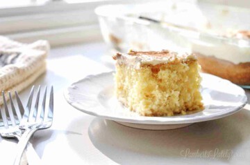 Easy Tres Leches Cake Made With Cake Mix (+Video) | Lamberts Lately