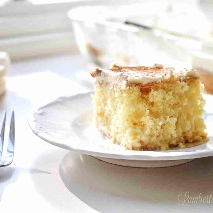 Easy Tres Leches Cake Made With Cake Mix (+Video) | Lamberts Lately