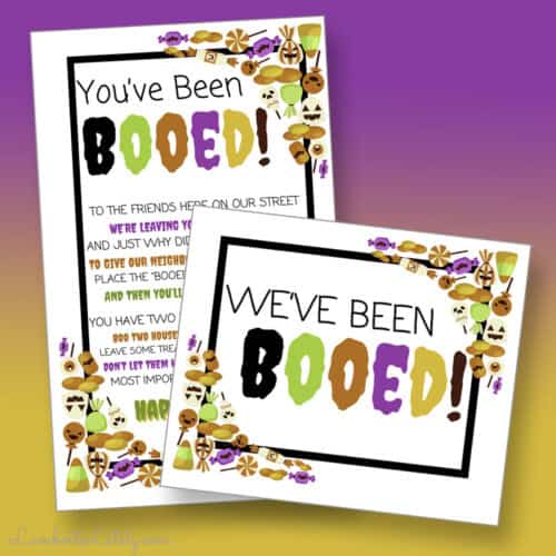 You've Been Booed (Free Printable PDFs) | Lamberts Lately