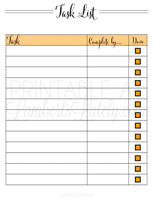 33 Free Printable To Do List Templates | LL Home