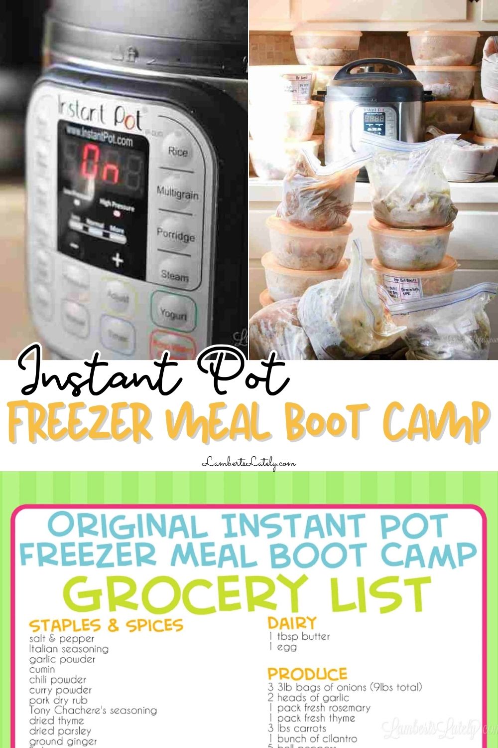 How to Make 33 Easy Instant Pot Freezer Meals in 1 Day | LL Home