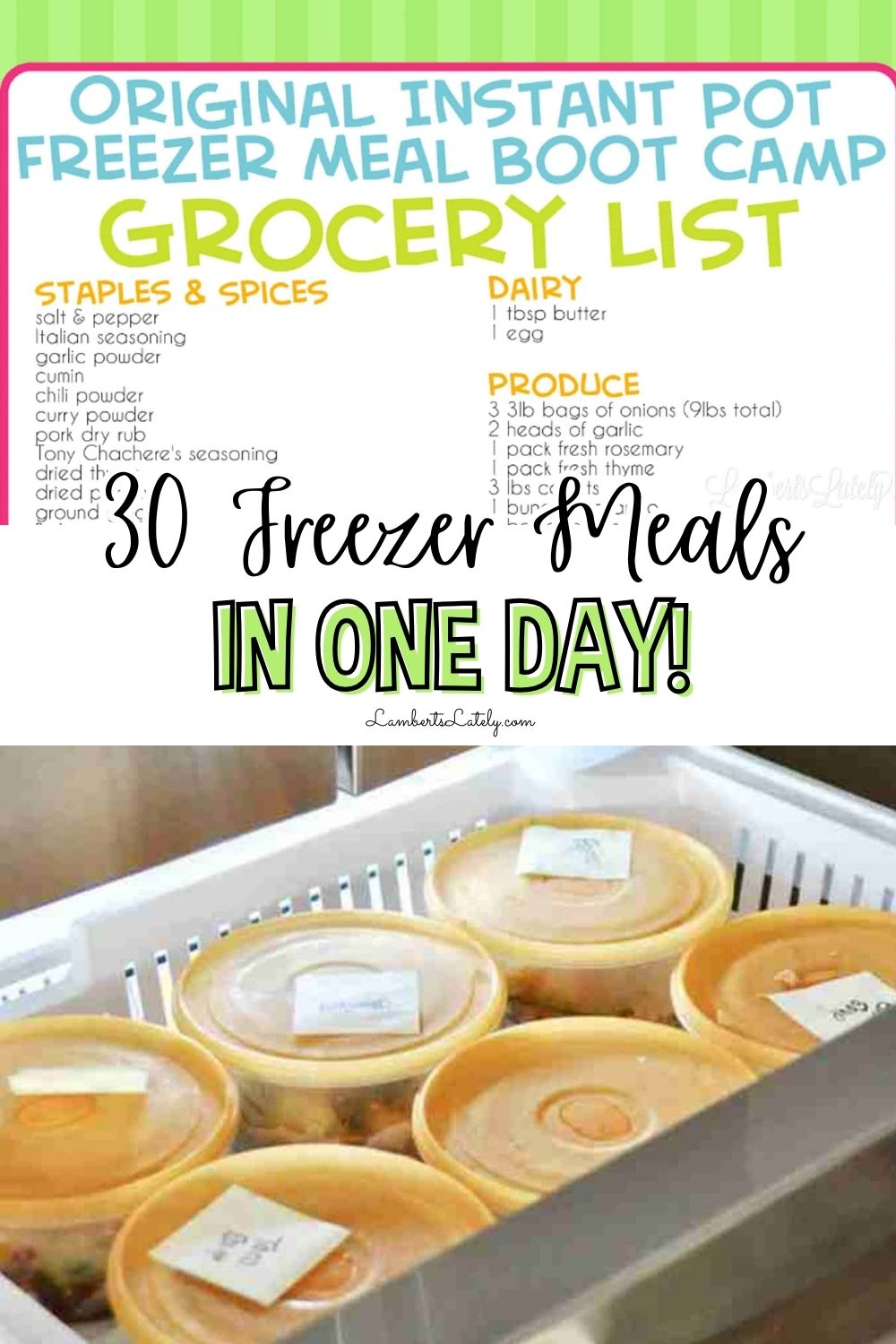 How to Make 33 Easy Instant Pot Freezer Meals in 1 Day | LL Home
