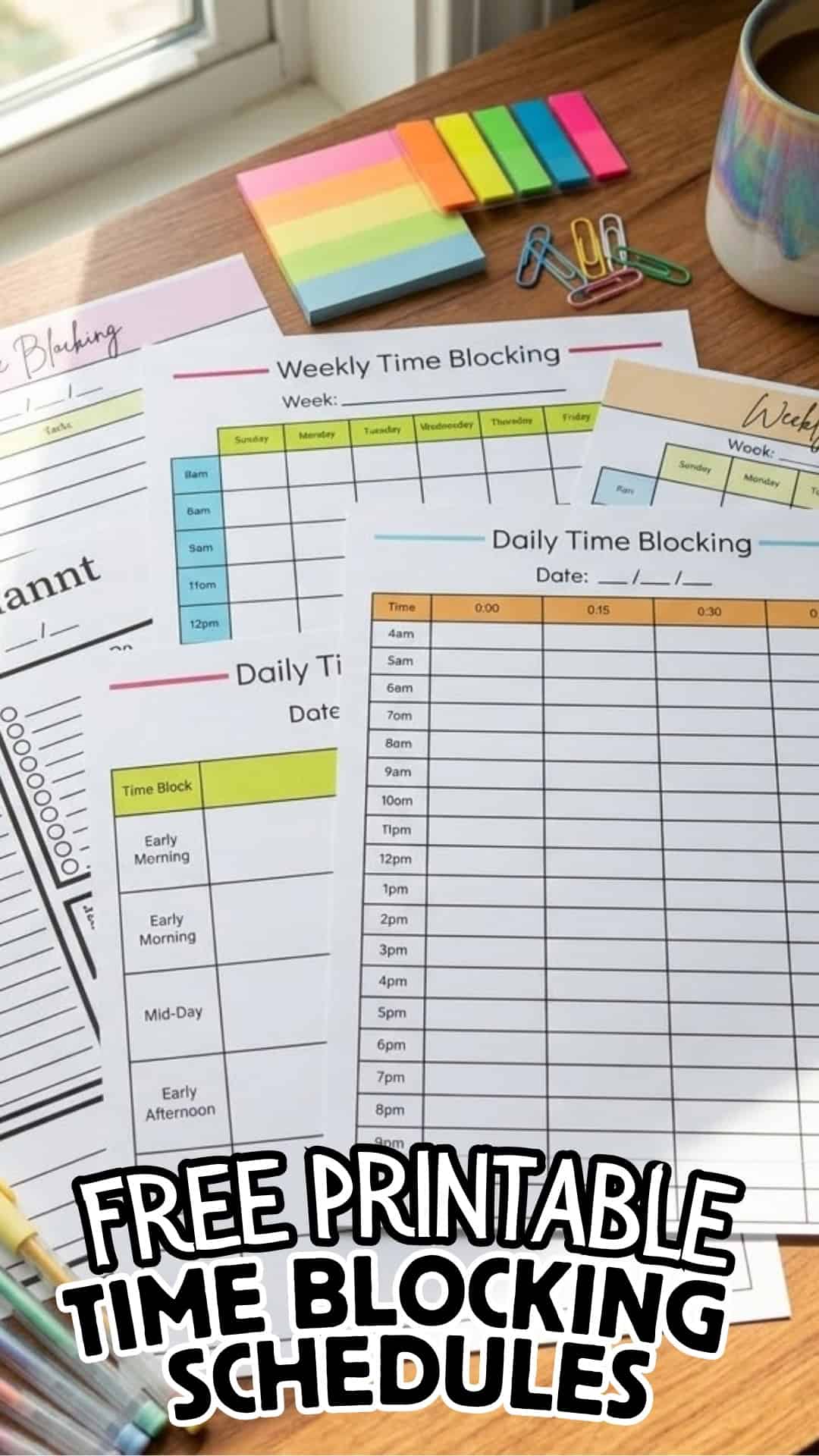 39 Free Printable Time Boxing Templates | LL Home