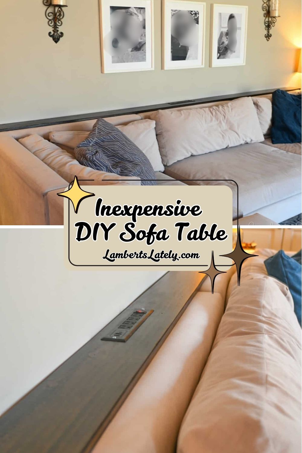 An Easy DIY Sofa Table (Under $30!) | LL Home