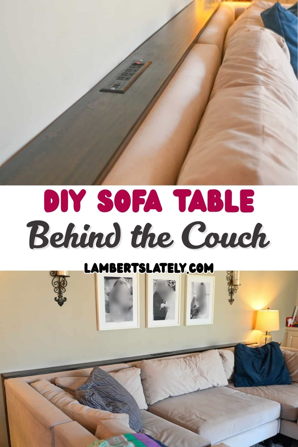 An Easy DIY Sofa Table (Under $30!) | LL Home