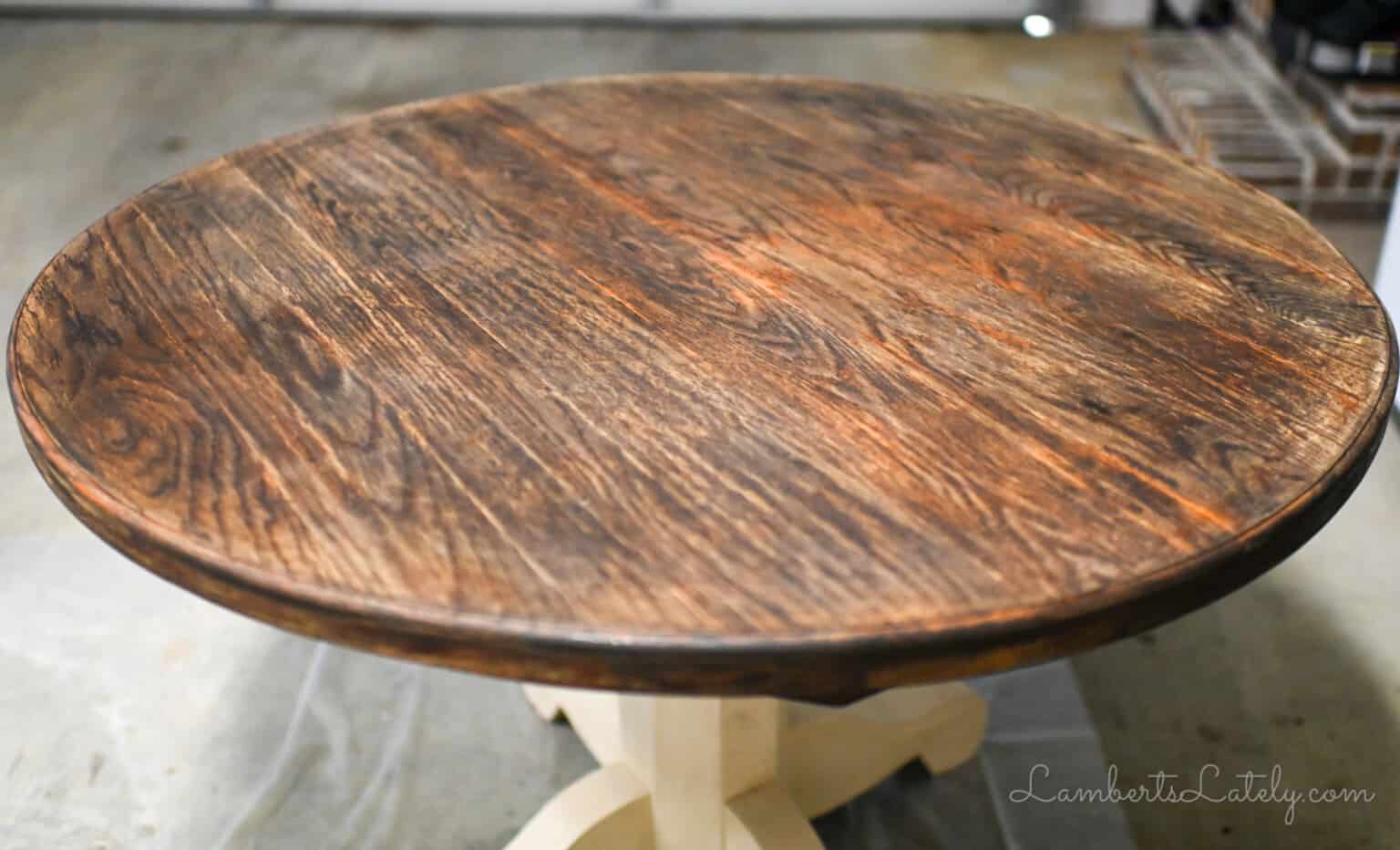 How to Refinish a Wood Table for Beginners | Lamberts Lately