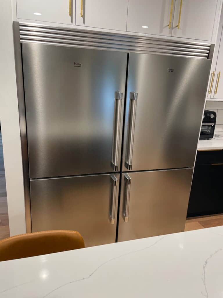How to Get a Built-In Refrigerator Look with a Trim Kit | Lamberts Lately