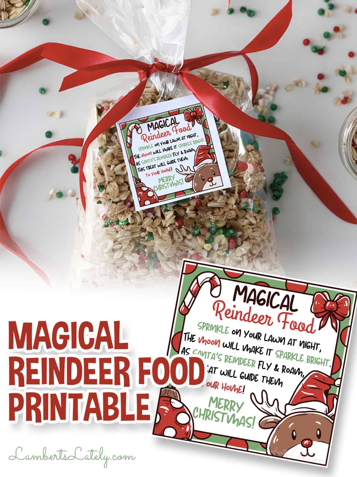 Reindeer Food Recipe & Poem Printable | LL Home