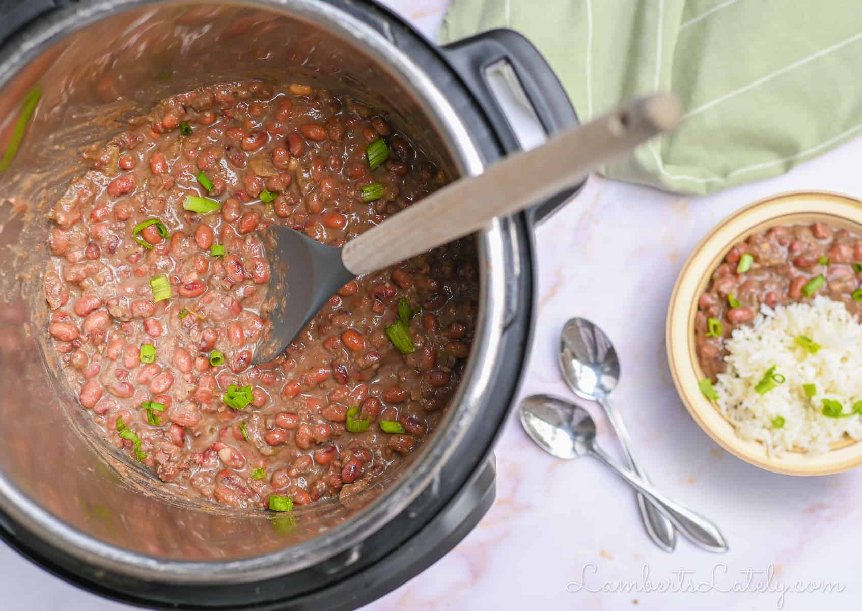 Instant Pot Red Beans & Rice | LL Eats