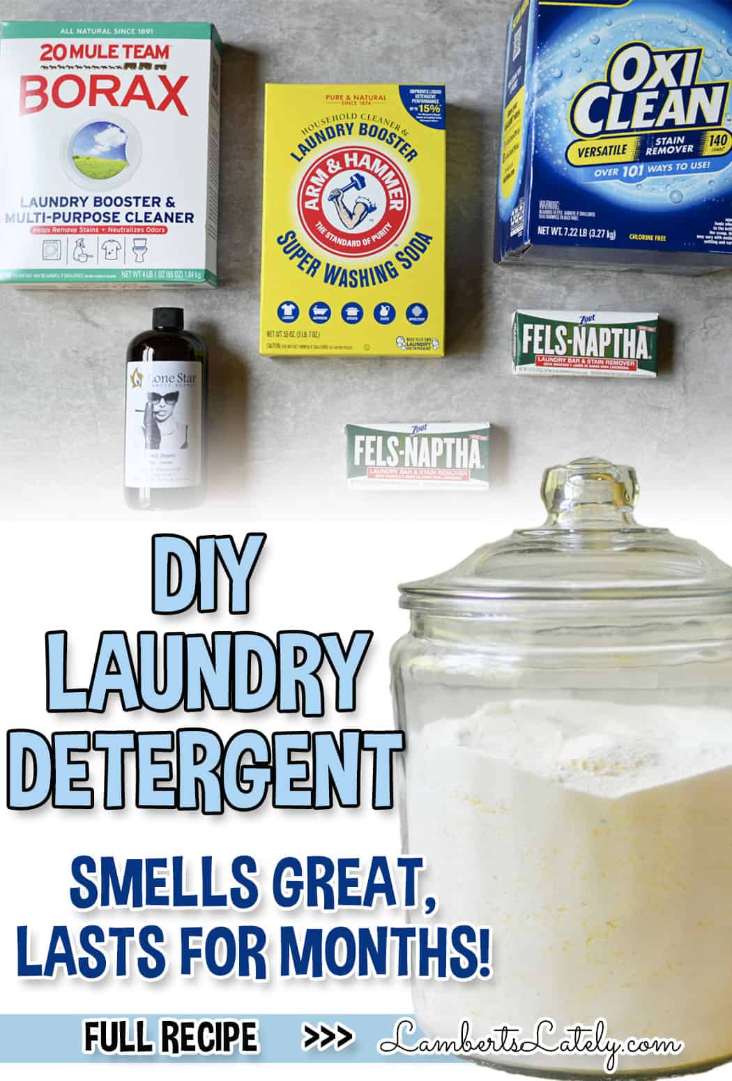 DIY Laundry Detergent Powder (Diva Dupe) | LL Home