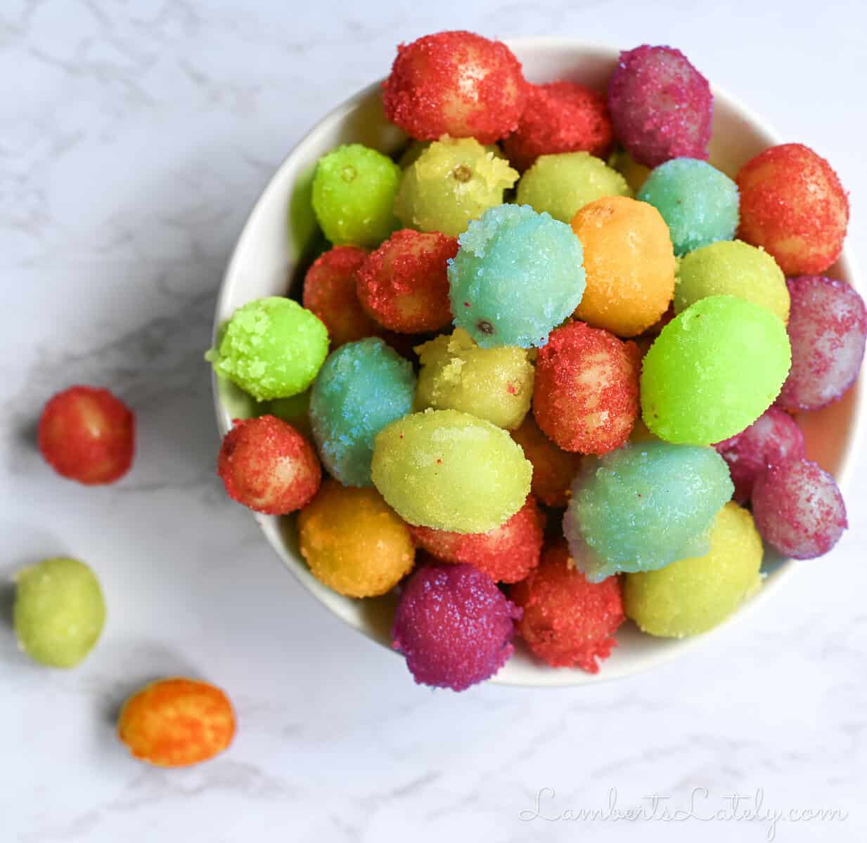 Candied Frozen Sour Grapes | LL Eats