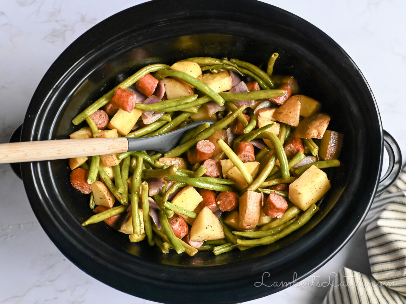 Easy Crock Pot Swamp Potatoes | LL Eats
